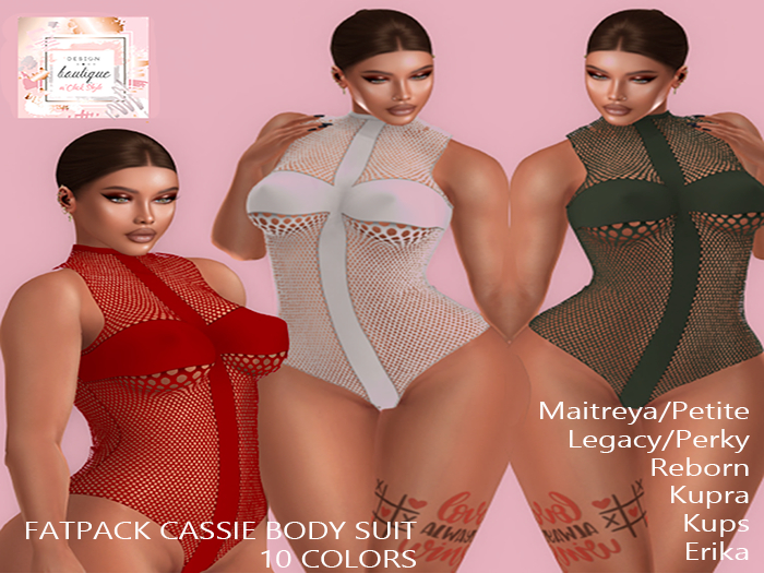 Second Life Marketplace Nclick Style Fatpack Cassie Body Suit